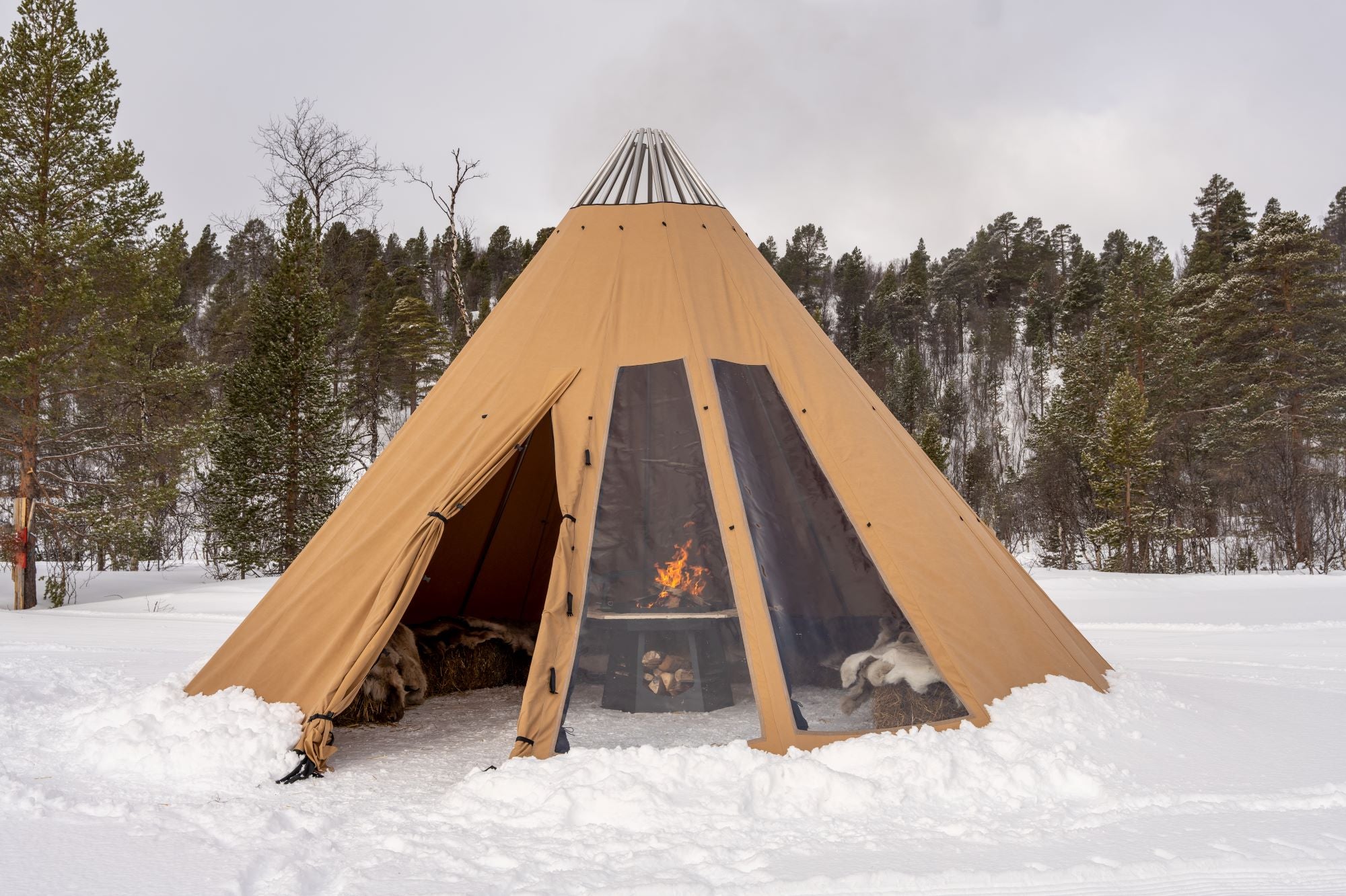 Venor Lavvo - panorama - beige – Arcticlavvo